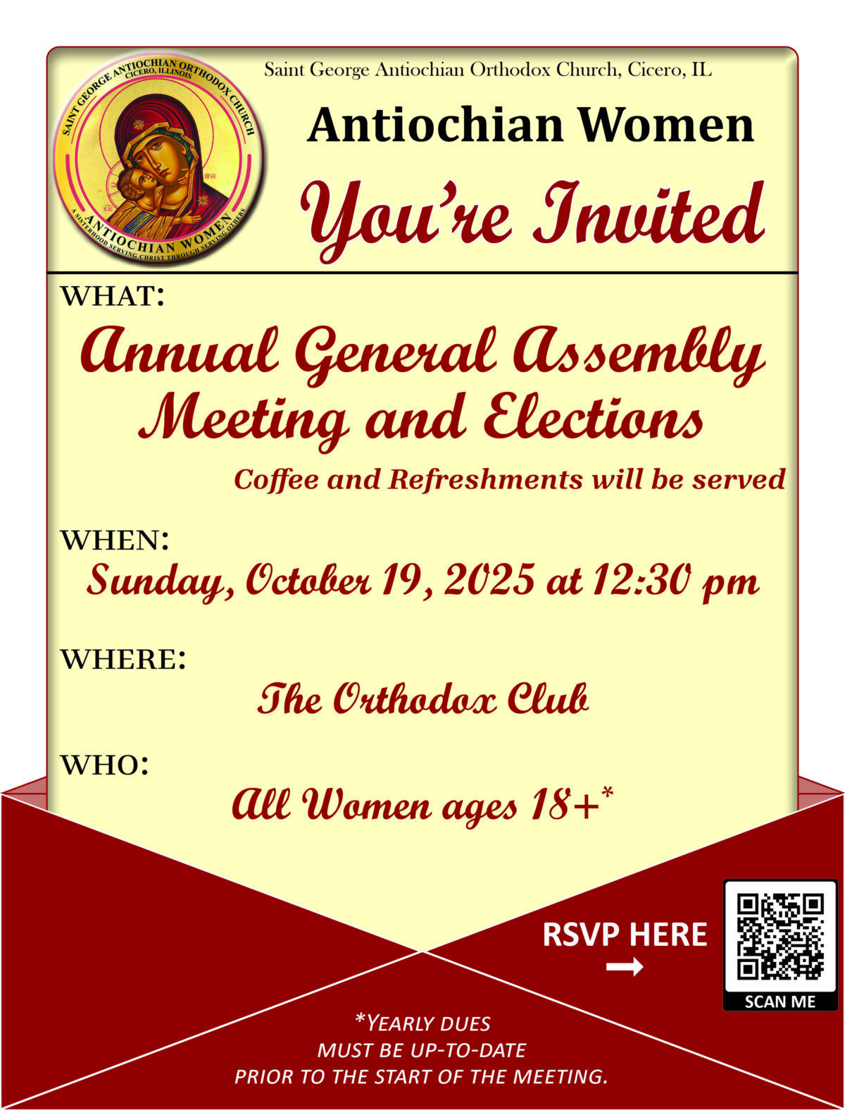 AW Annual General Assembly Meeting and Elections – Saint George ...